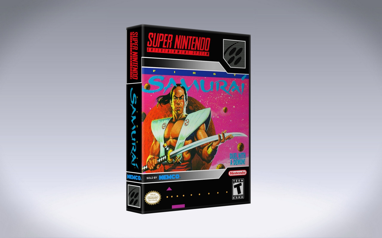 Gaming Relics - Super Nintendo - Vertical Style - First Samurai
