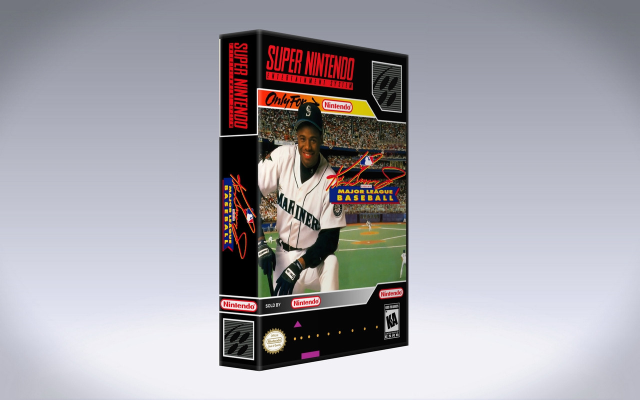 Gaming Relics - Super Nintendo - Vertical Style - Ken Griffey Jr ...