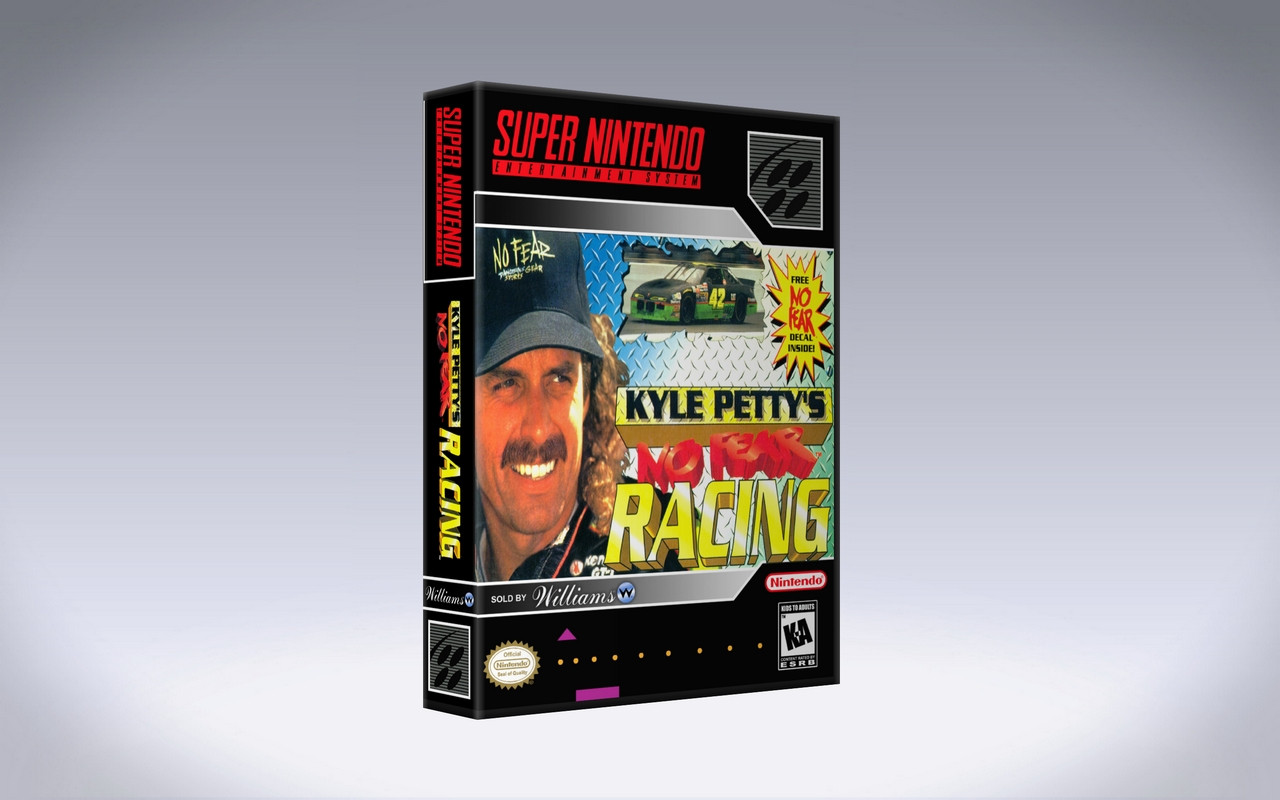 Gaming Relics - Super Nintendo - Vertical Style - Kyle Petty's No Fear ...