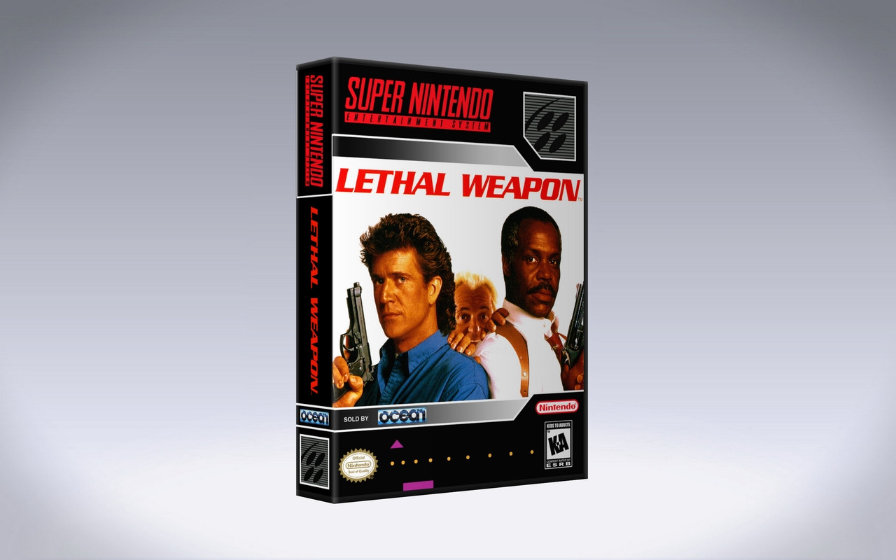 Gaming Relics - Super Nintendo - Vertical Style - Lethal Weapon