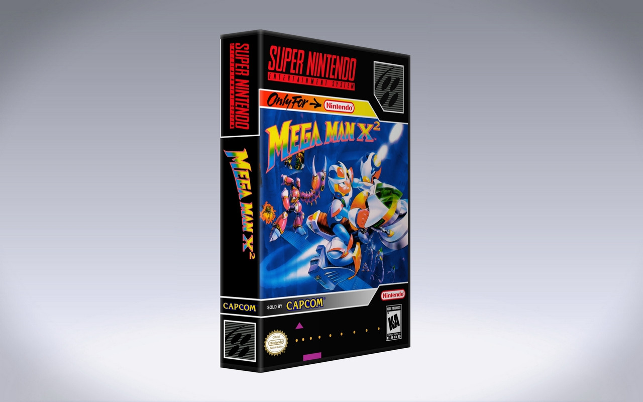 Gaming Relics - Super Nintendo - Vertical Style - Mega Man X2