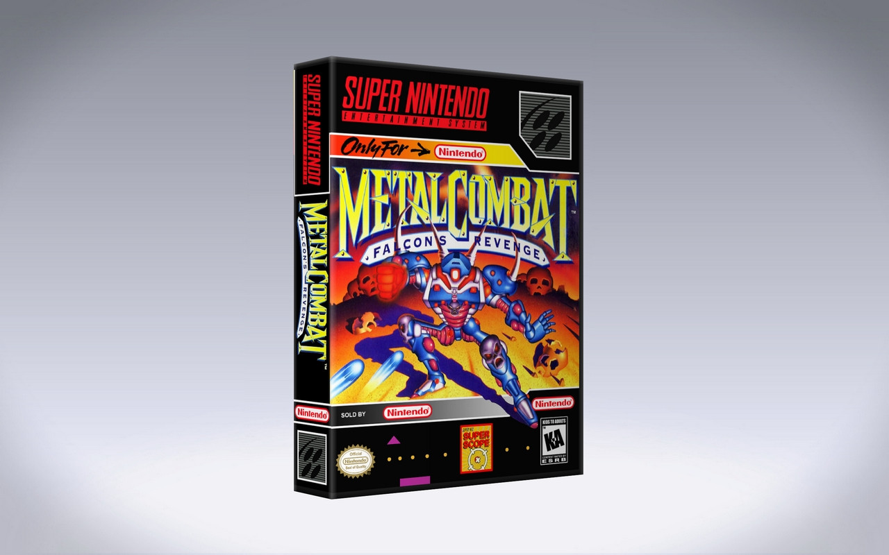 Gaming Relics - Super Nintendo - Vertical Style - Metal Combat: Falcon ...