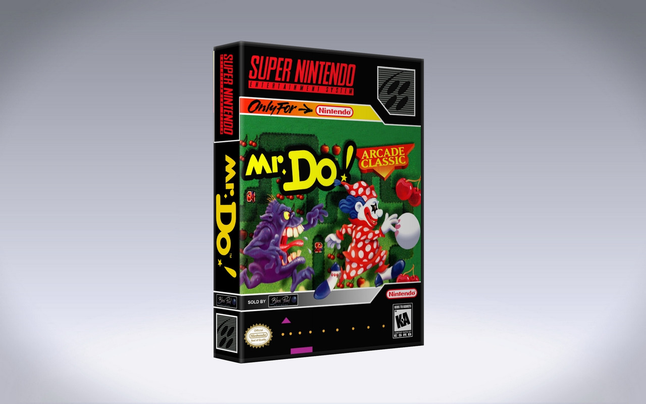 Gaming Relics - Super Nintendo - Vertical Style - Mr. Do!