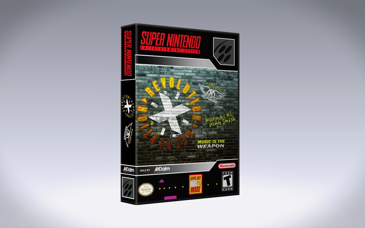 Gaming Relics - Super Nintendo - Vertical Style - Revolution X ...
