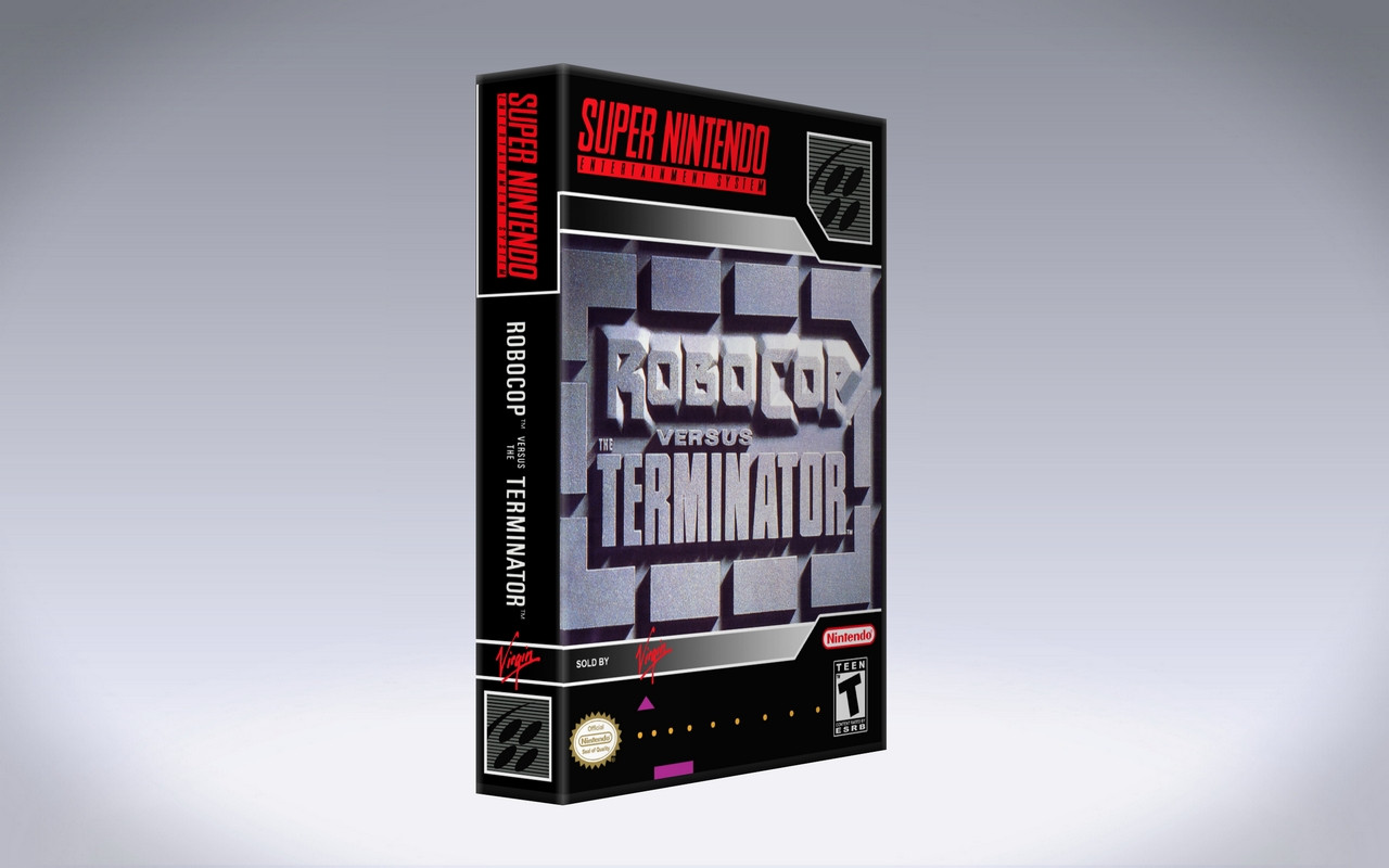 Gaming Relics - Super Nintendo - Vertical Style - Robocop Versus The ...