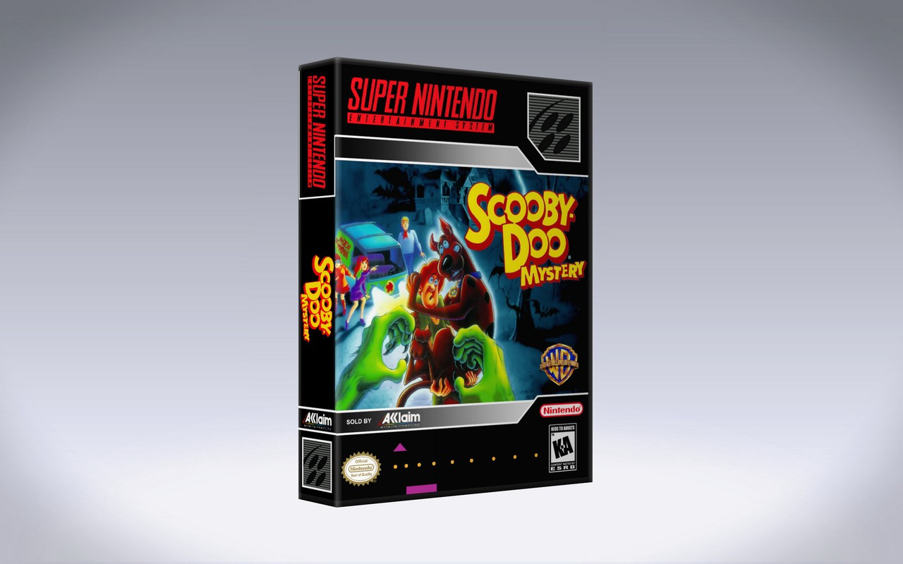 Gaming Relics - Super Nintendo - Vertical Style - Scooby-Doo Mystery