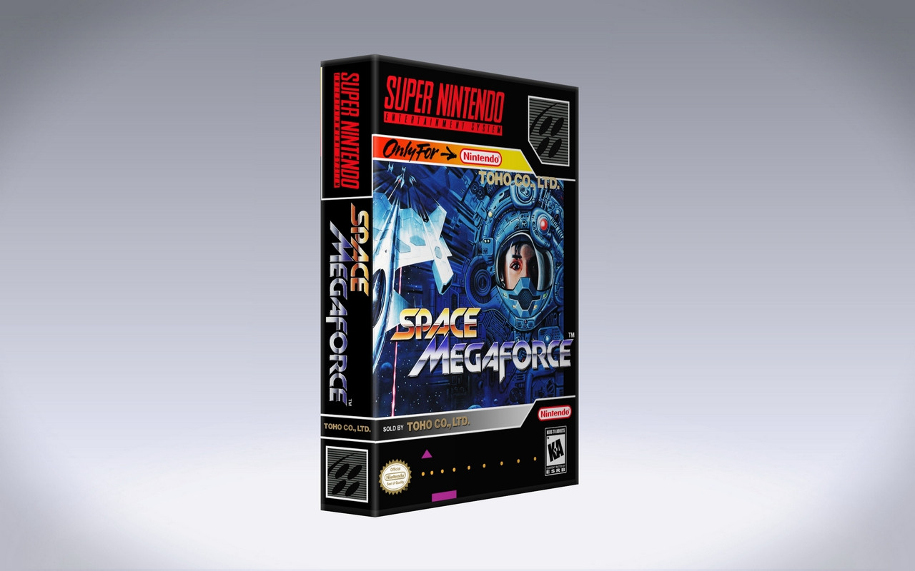 Gaming Relics - Super Nintendo - Vertical Style - Space Megaforce