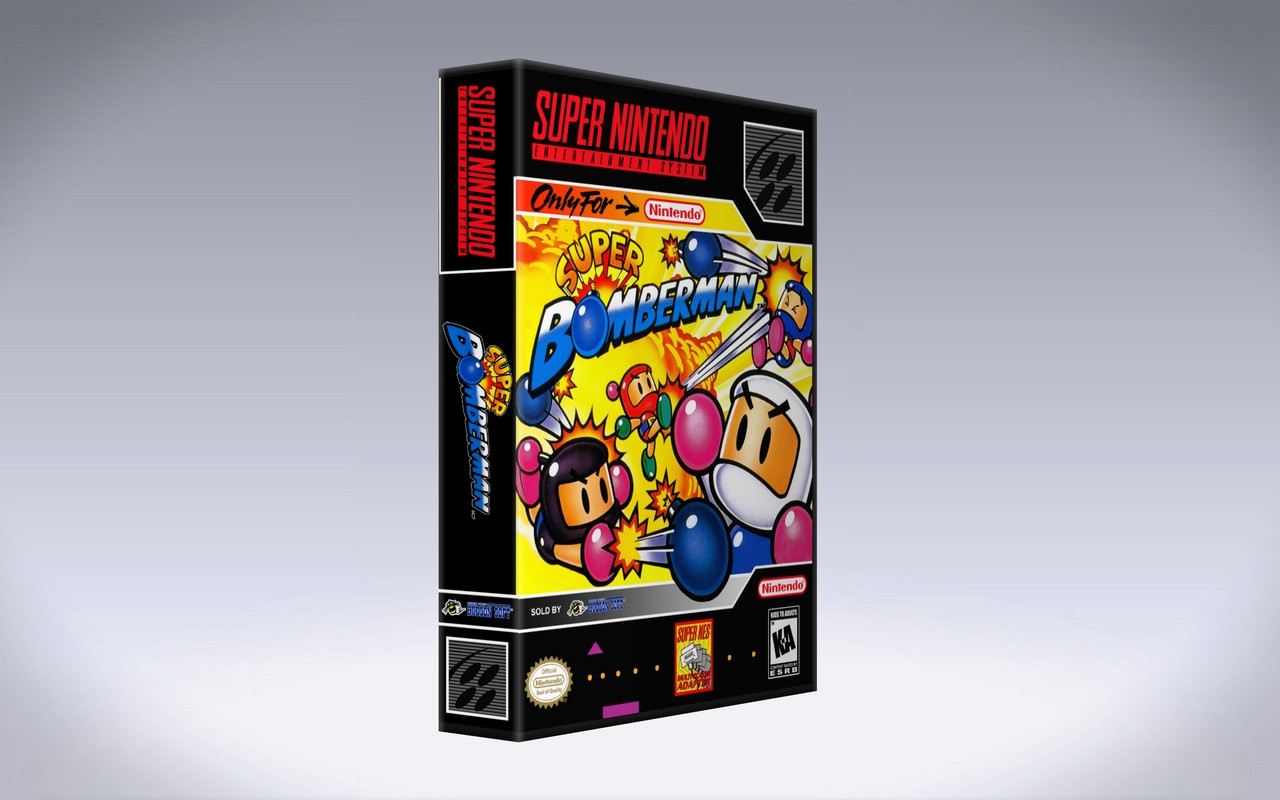 Gaming Relics - Super Nintendo - Vertical Style - Super Bomberman