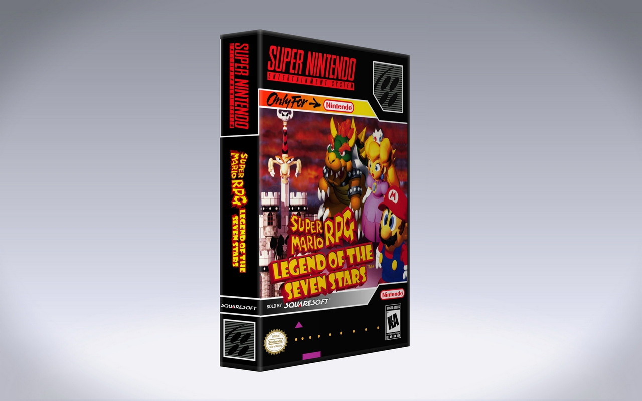 Gaming Relics - Super Nintendo - Vertical Style - Super Mario RPG ...