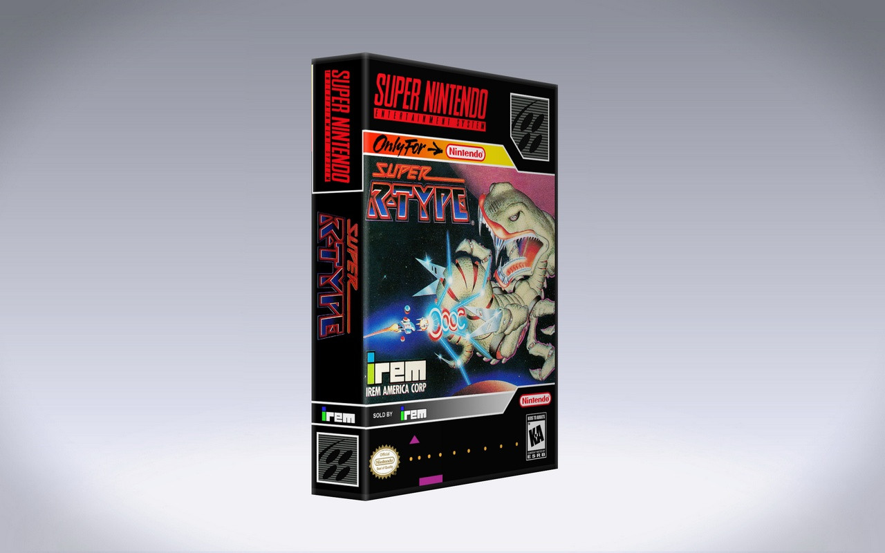 Gaming Relics - Super Nintendo - Vertical Style - Super R-Type