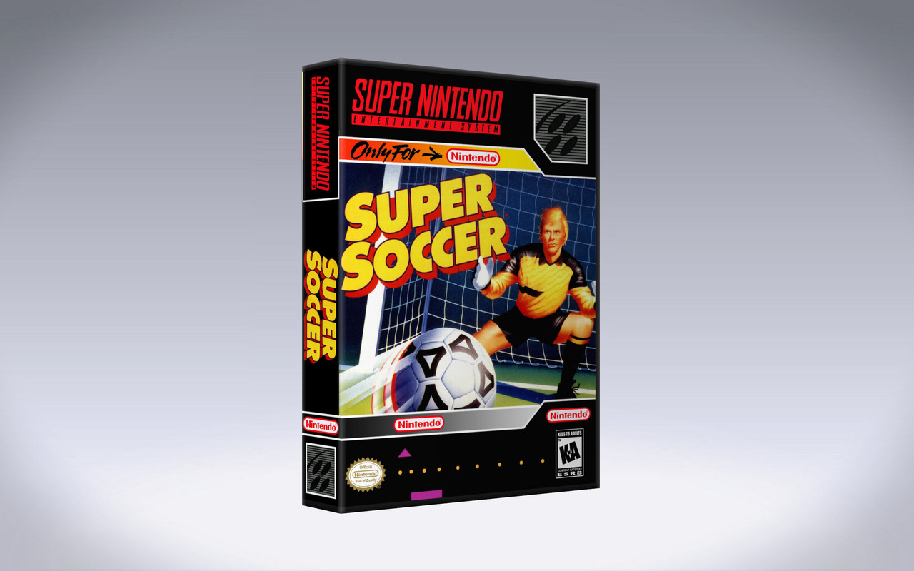 Gaming Relics - Super Nintendo - Vertical Style - Super Soccer