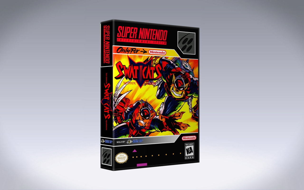 Gaming Relics - Super Nintendo - Vertical Style - Swat Kats: The ...