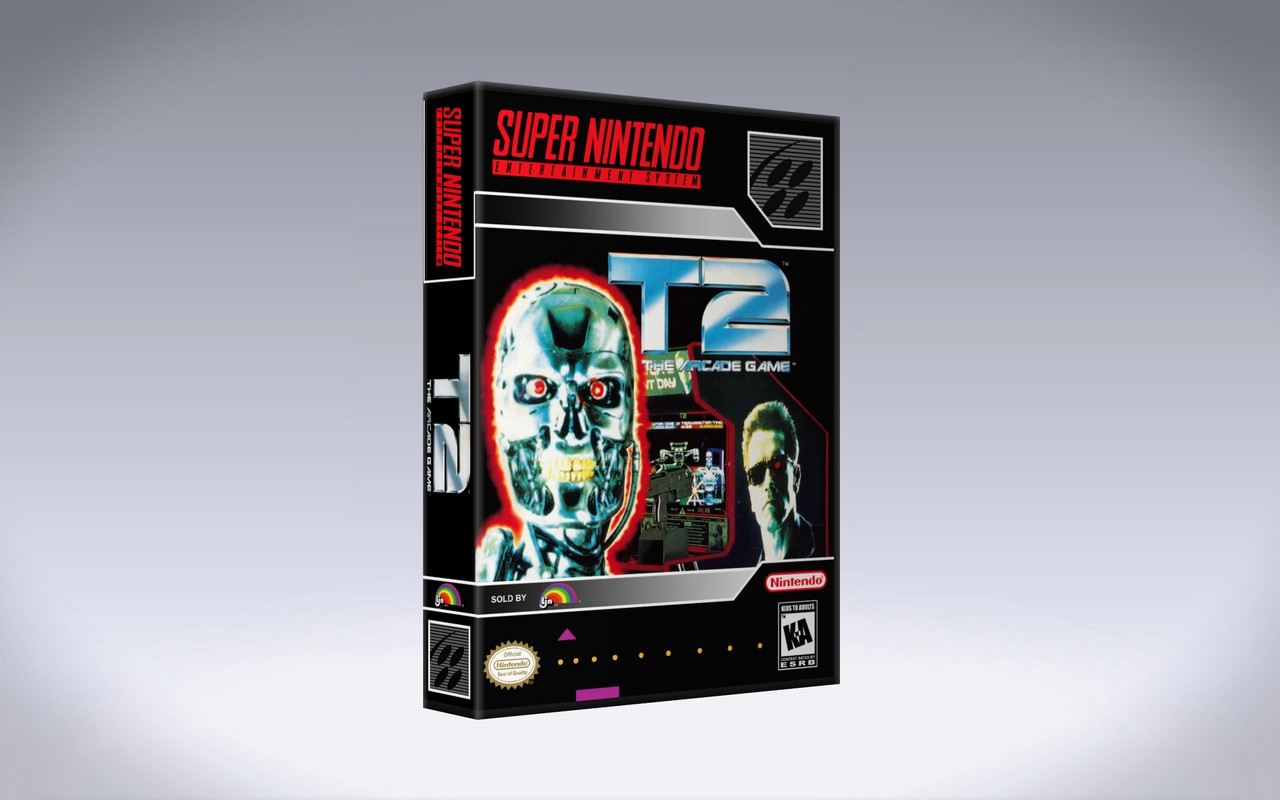 Gaming Relics - Super Nintendo - Vertical Style - T2: The Arcade Game