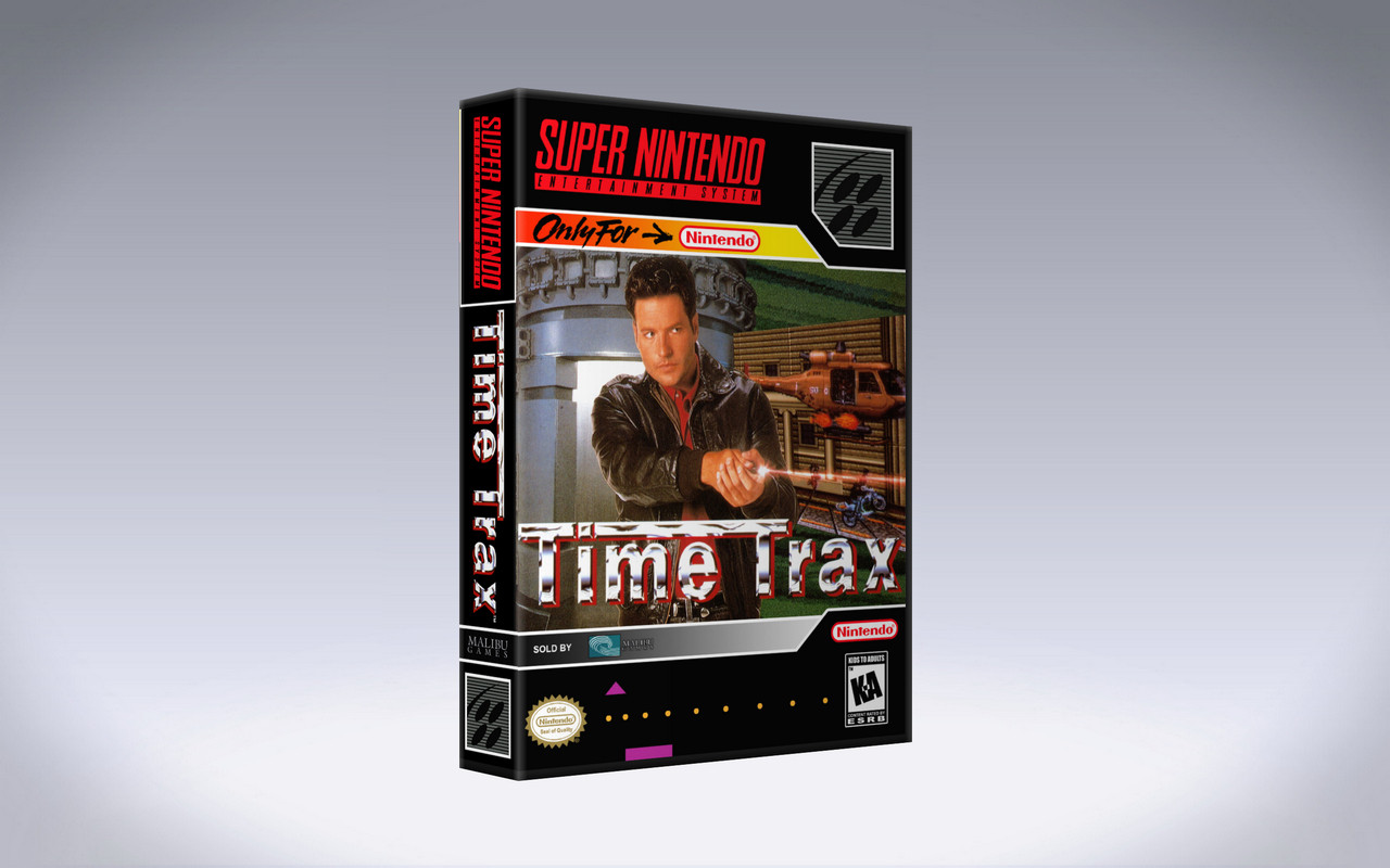 Gaming Relics - Super Nintendo - Vertical Style - Time Trax