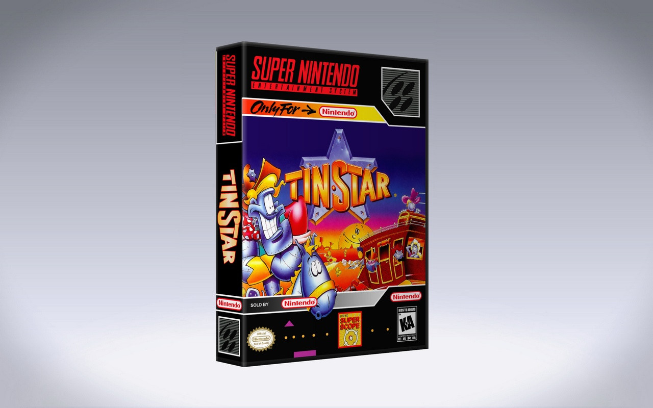 Gaming Relics - Super Nintendo - Vertical Style - Tin Star