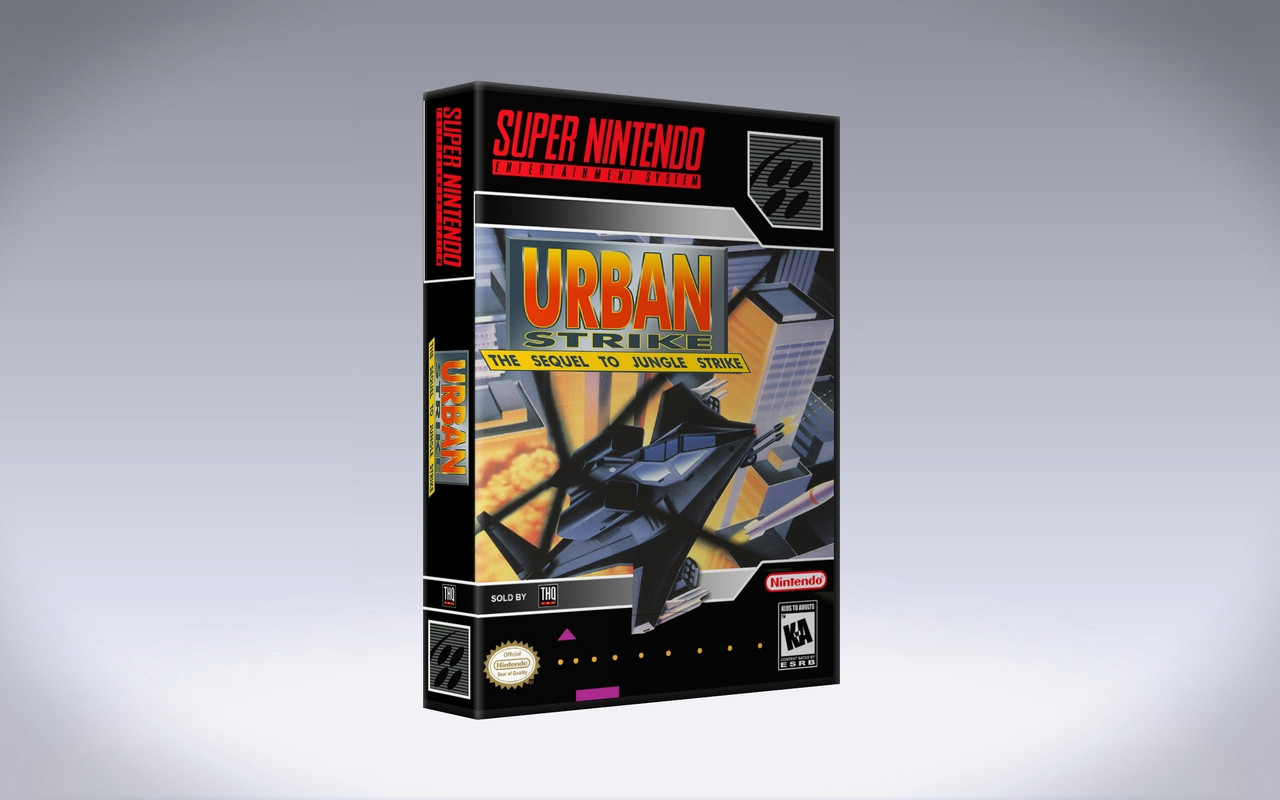 Gaming Relics - Super Nintendo - Vertical Style - Urban Strike: The ...