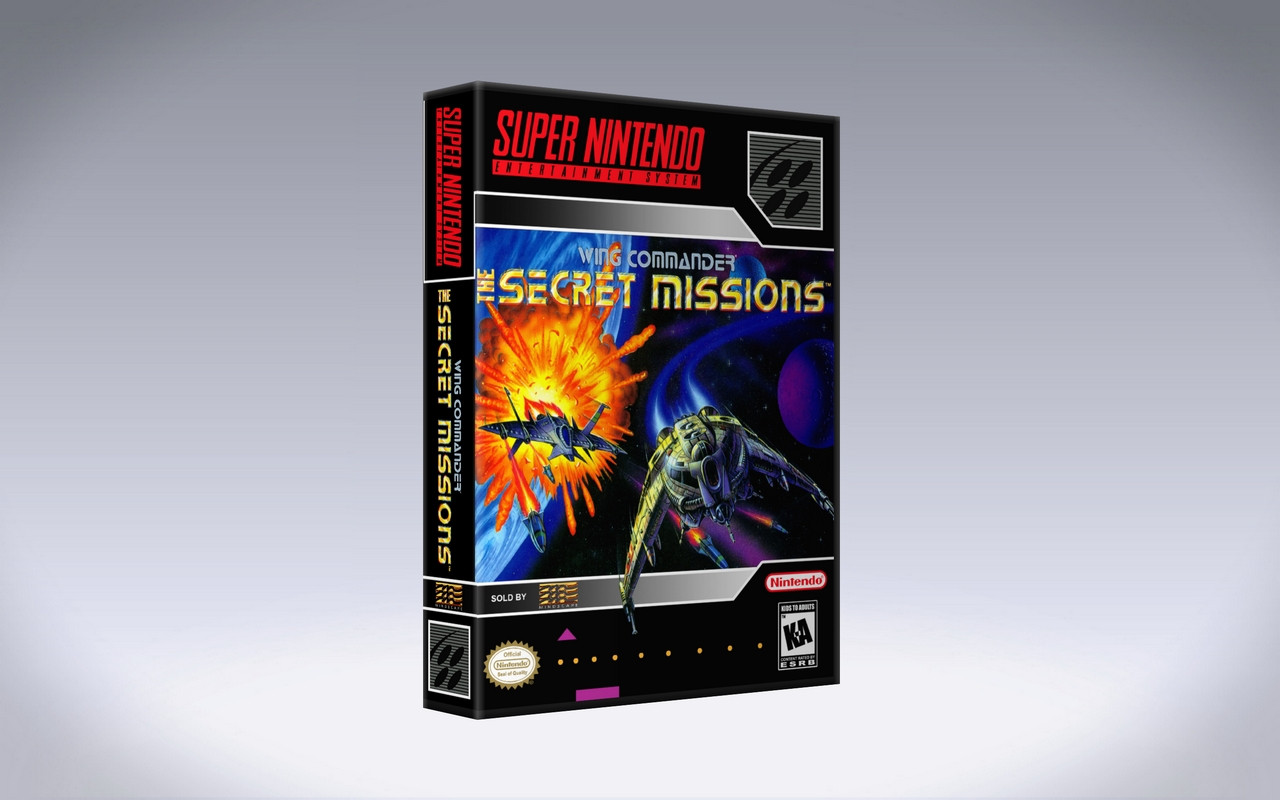 Gaming Relics - Super Nintendo - Vertical Style - Wing Commander: The ...