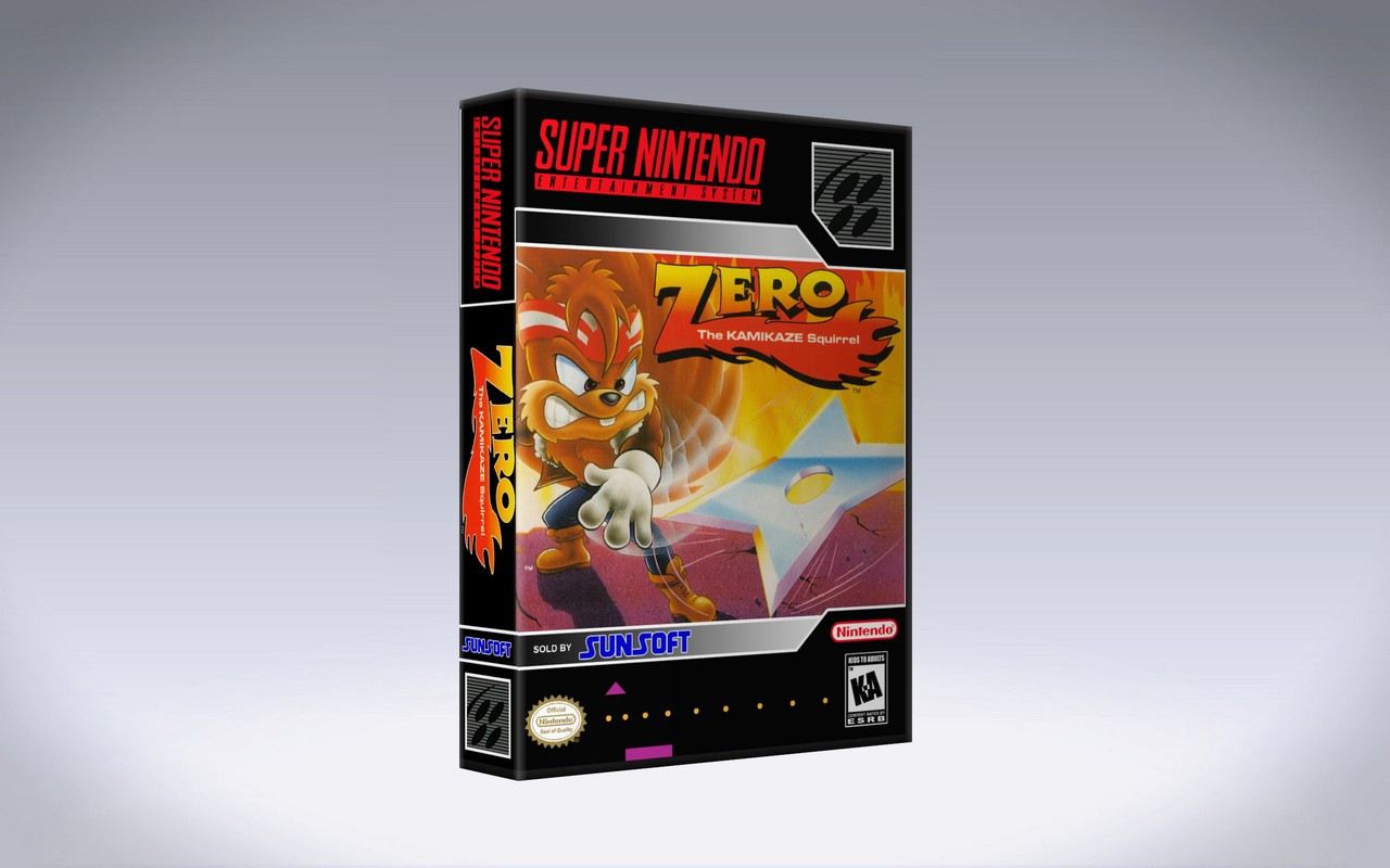 Gaming Relics - Super Nintendo - Vertical Style - Zero the Kamikaze ...