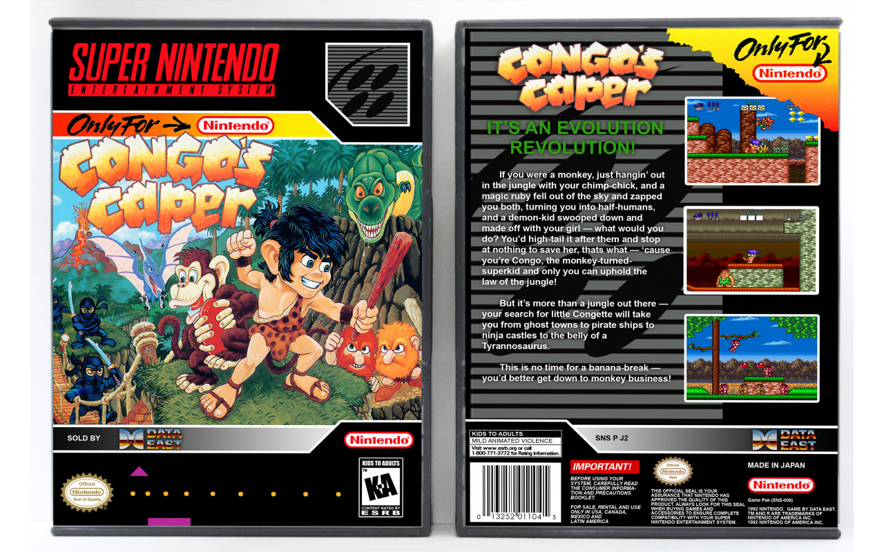 Gaming Relics - Super Nintendo - Congo's Caper