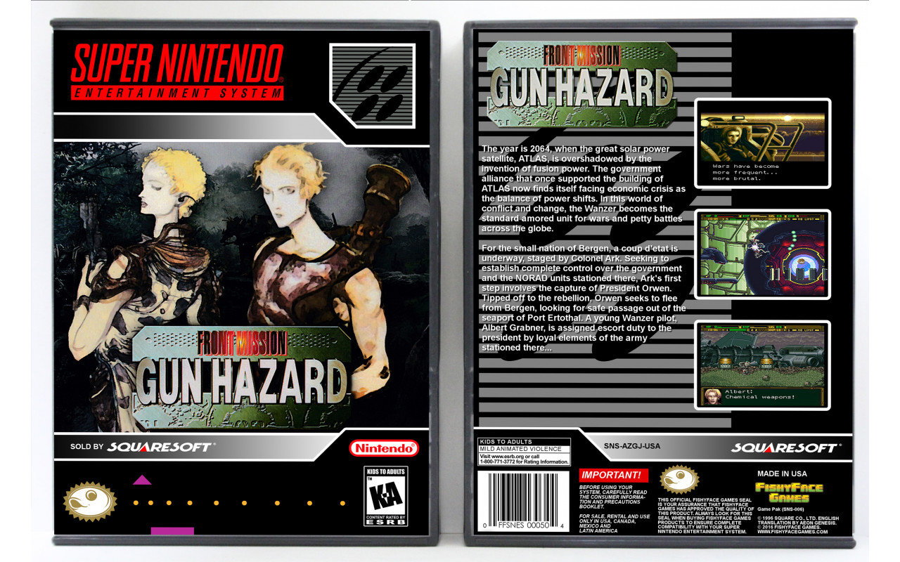 Gaming Relics - Super Nintendo - Front Mission: Gun Hazard