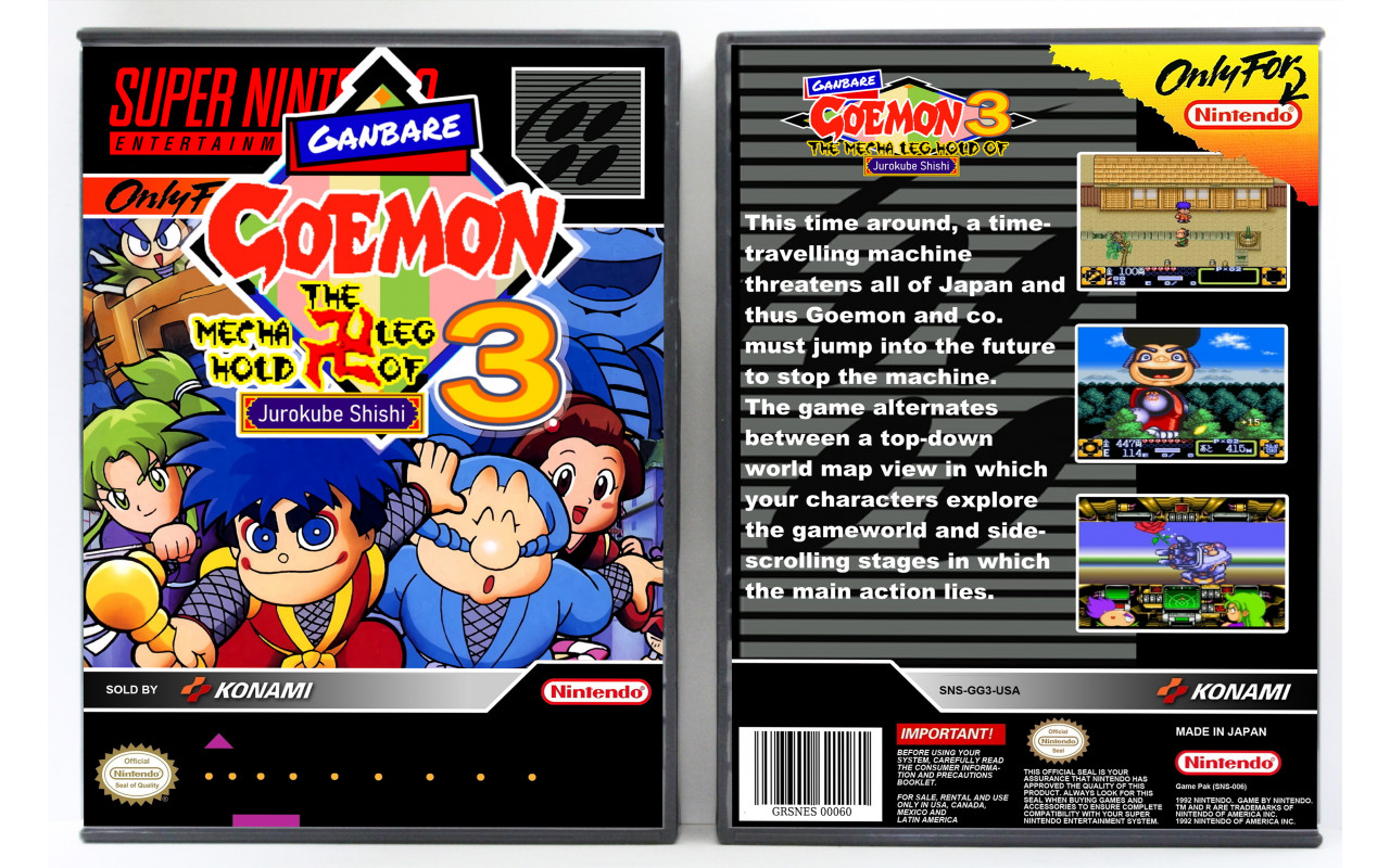 Gaming Relics - Ganbare Goemon 3: The Mecha Leghold of Jurokube Shishi