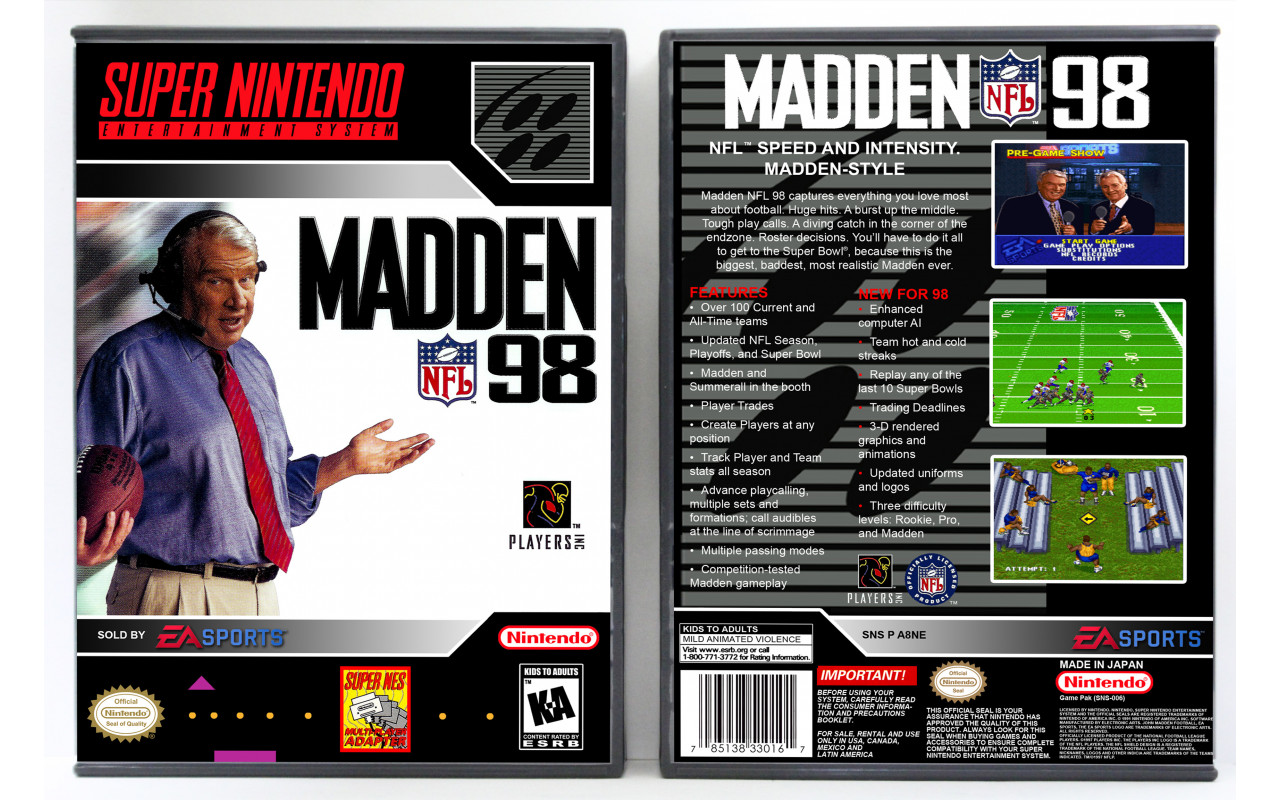 Gaming Relics - Madden NFL 98