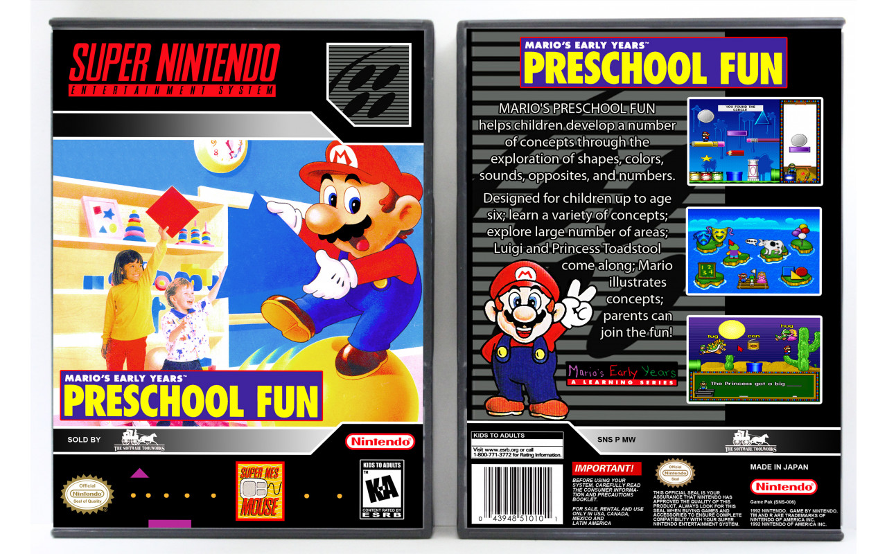 Gaming Relics - Mario's Early Years: Preschool Fun