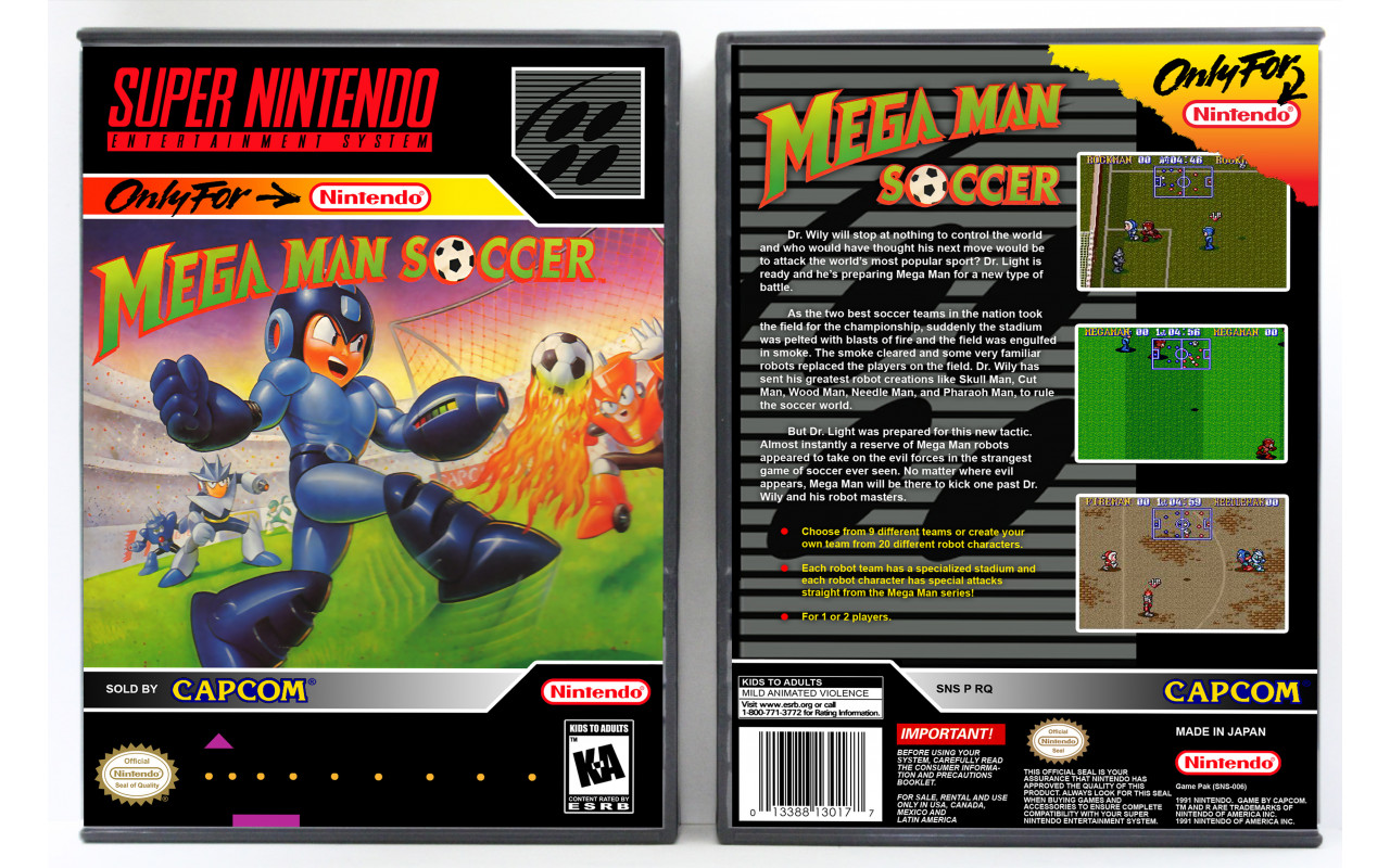 Gaming Relics - Mega Man Soccer