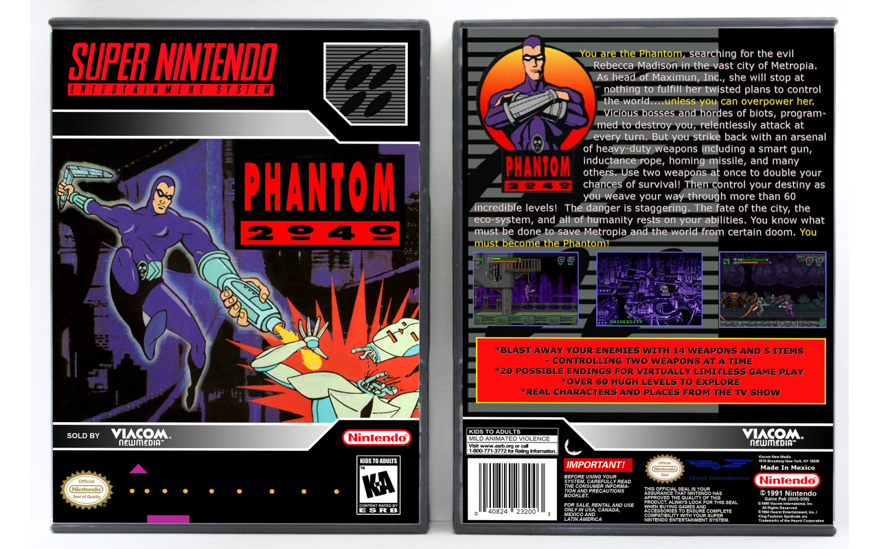Gaming Relics - Super Nintendo - Vertical Style - Phantom 2040