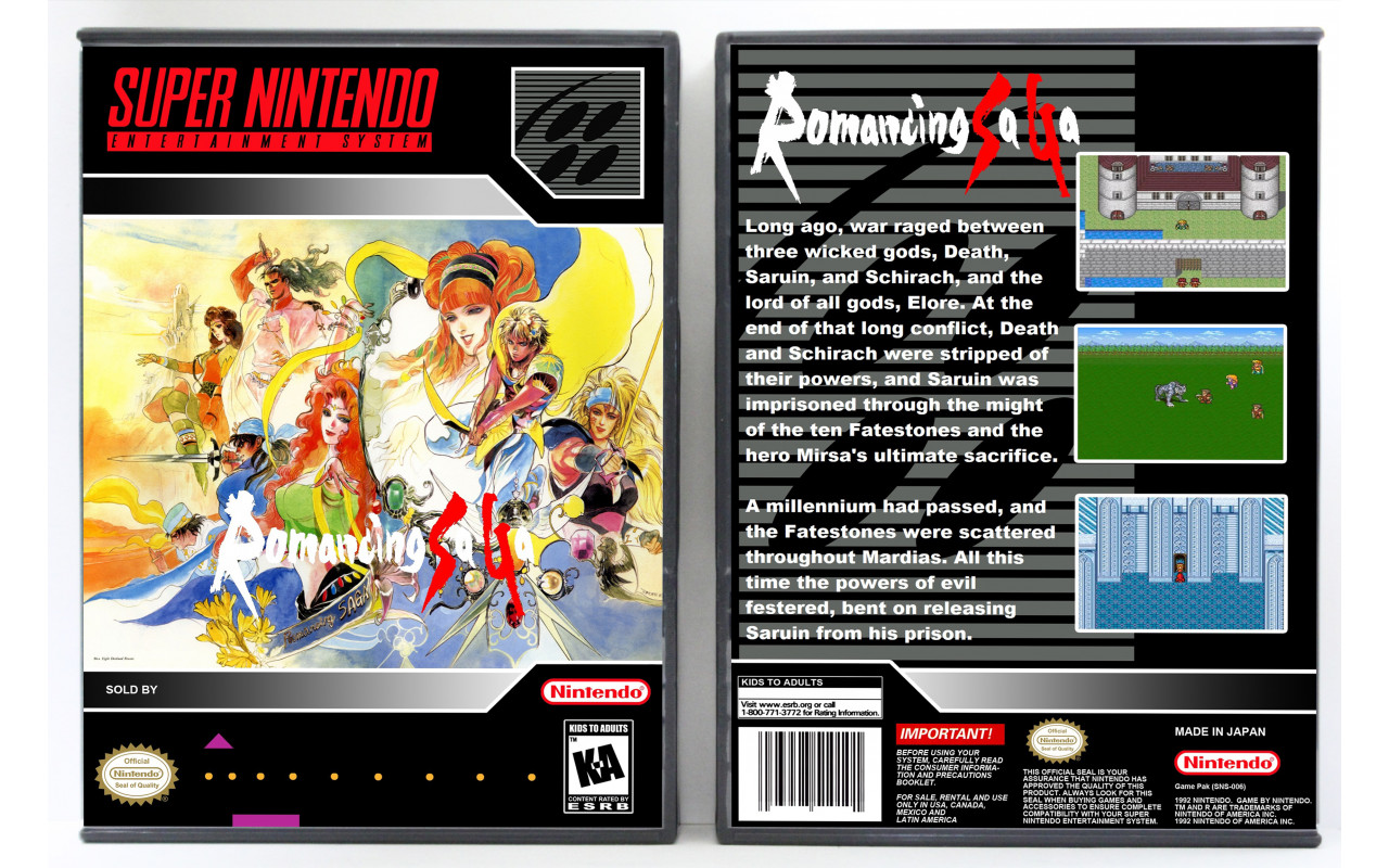 Gaming Relics - Super Nintendo - Romancing SaGa