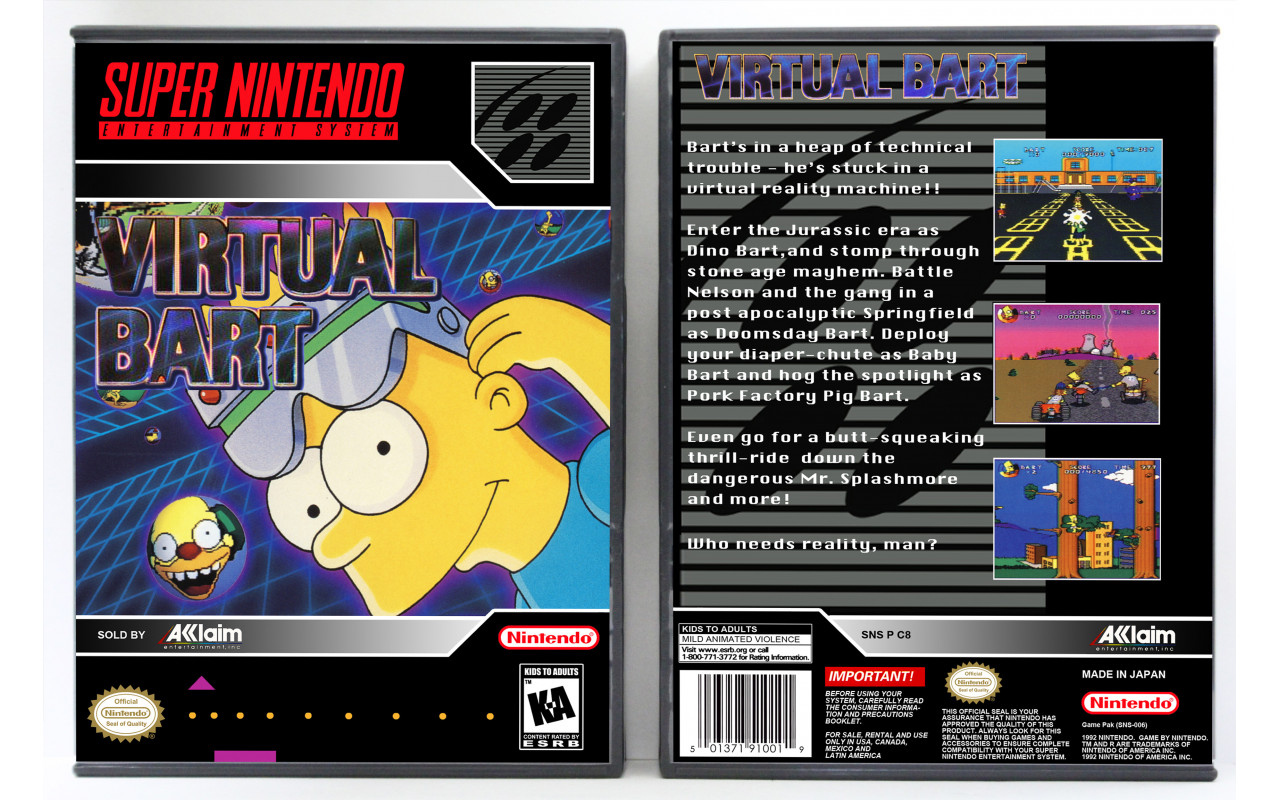 Gaming Relics - The Simpsons: Virtual Bart