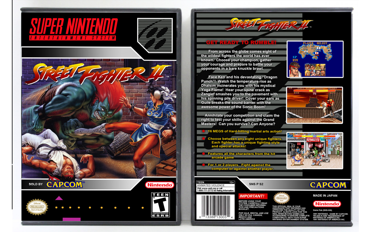 Gaming Relics - Super Nintendo - Street Fighter II