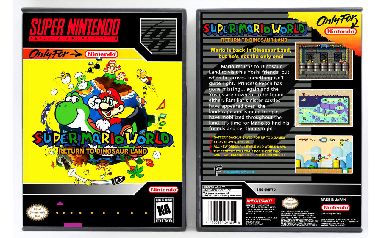 Gaming Relics - Super Nintendo - Super Mario World: Return to Dinosaur Land