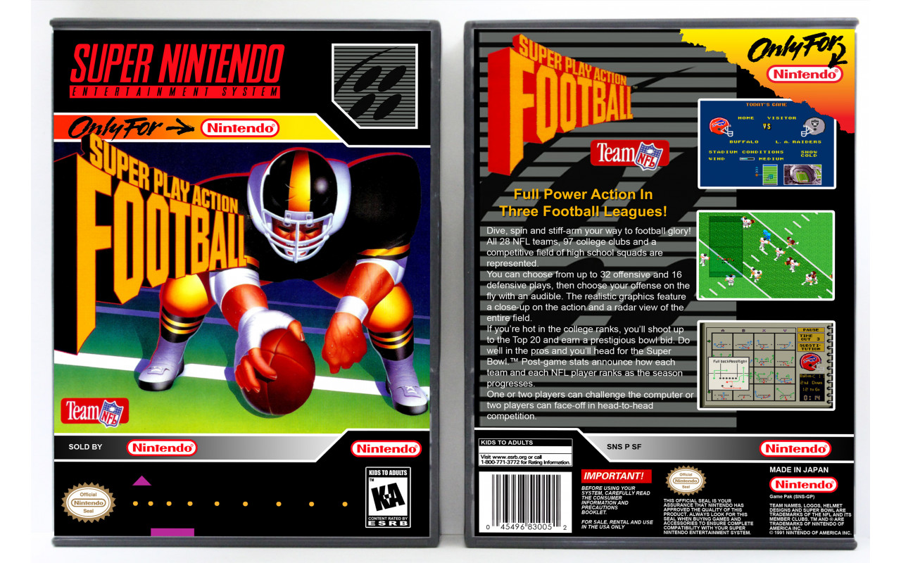 Gaming Relics - Super Nintendo - Vertical Style - Super Play Action ...