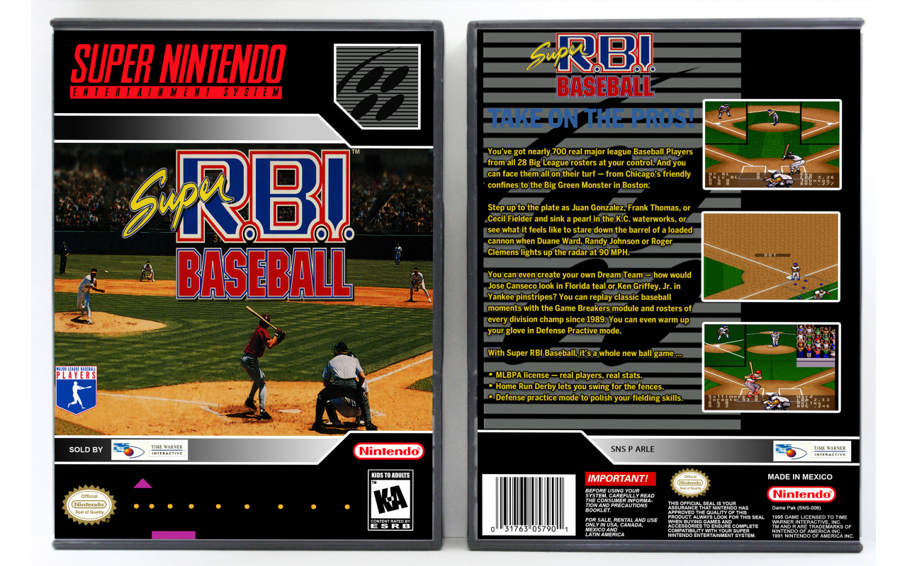 Gaming Relics - Super Nintendo - Super R.B.I. Baseball