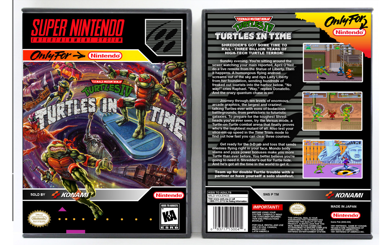 Gaming Relics - Teenage Mutant Ninja Turtles IV: Turtles in Time