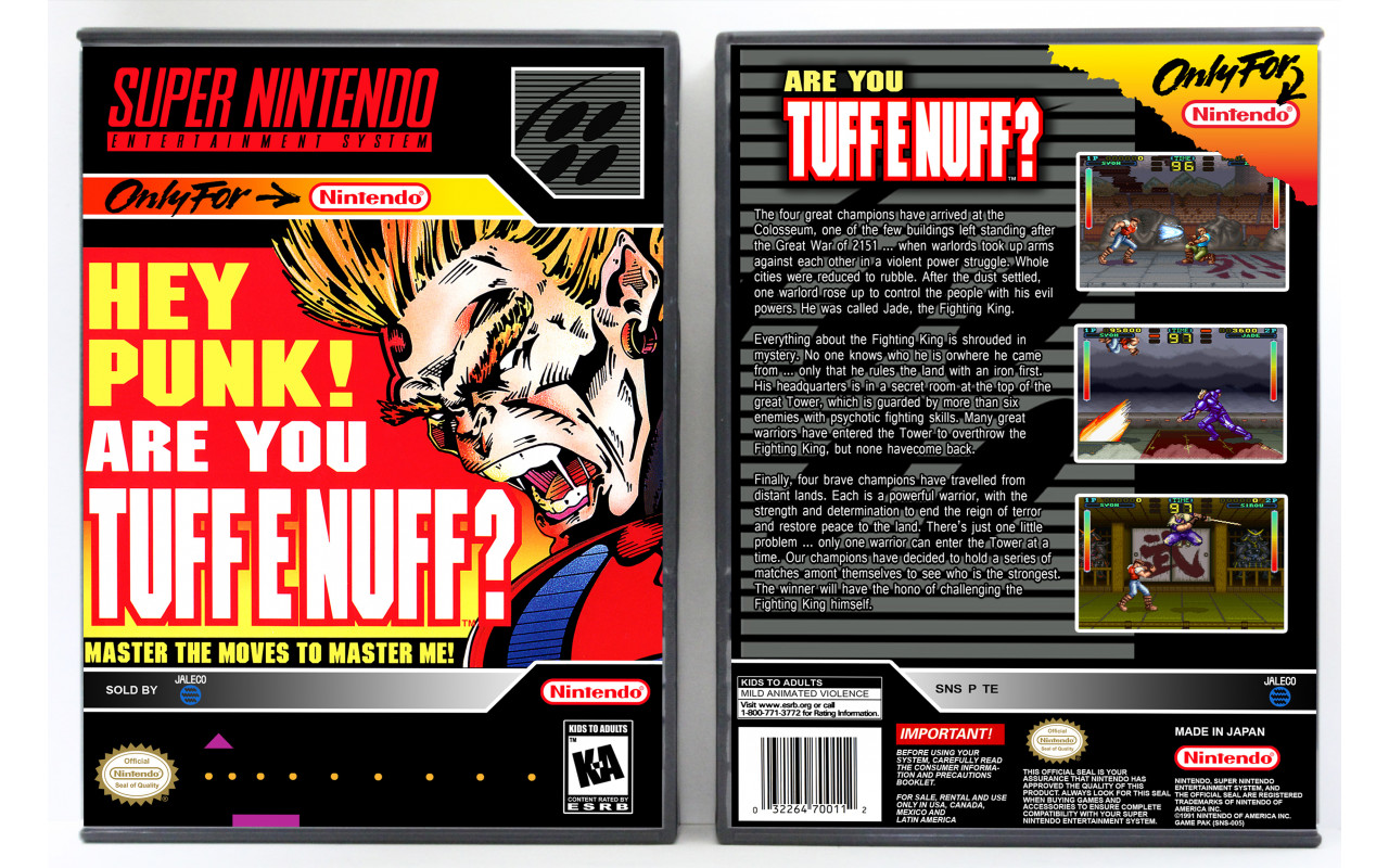 Gaming Relics - Hey Punk! Are You Tuff E Nuff?