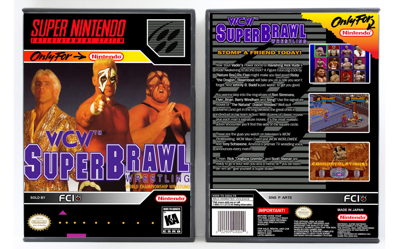 Gaming Relics - WCW Super Brawl Wrestling