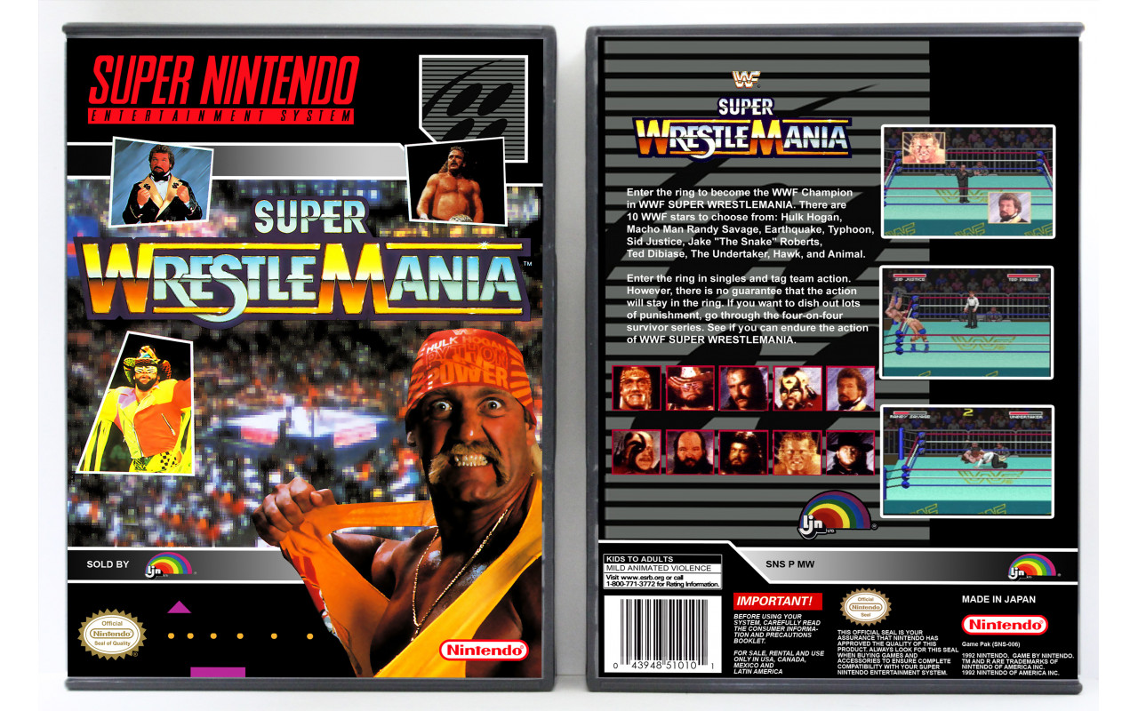 Gaming Relics - Super Nintendo - WWF Super WrestleMania