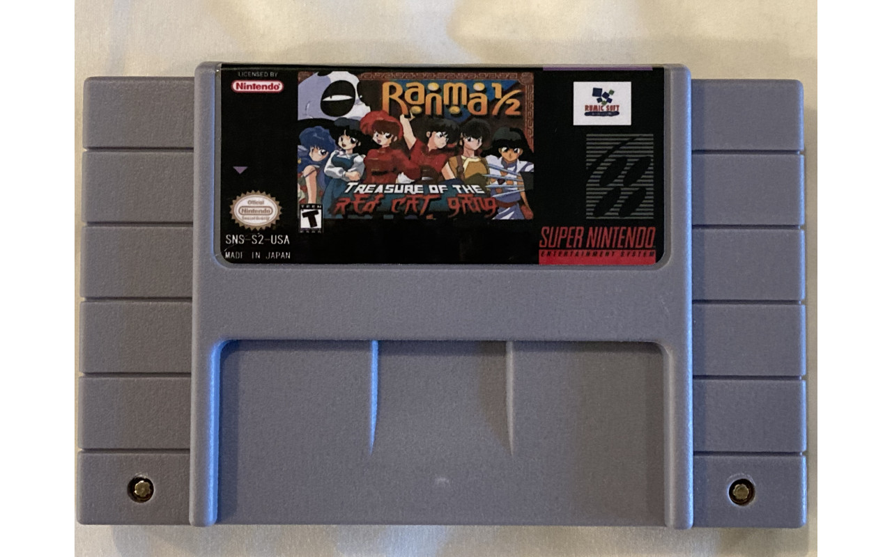 Gaming Relics - SNES Repros - Ranma 1/2: Treasure of the Red Cat Gang