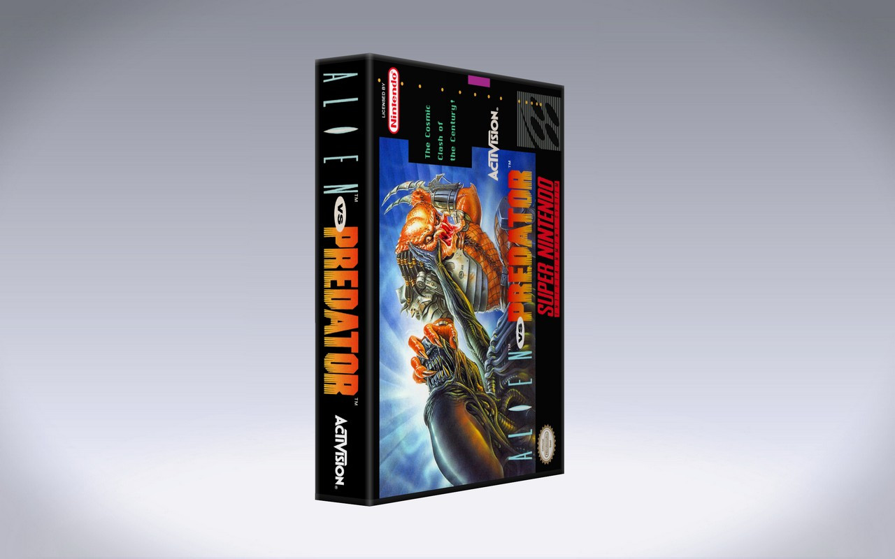 Gaming Relics - Super Nintendo - Retail Style - Alien vs Predator