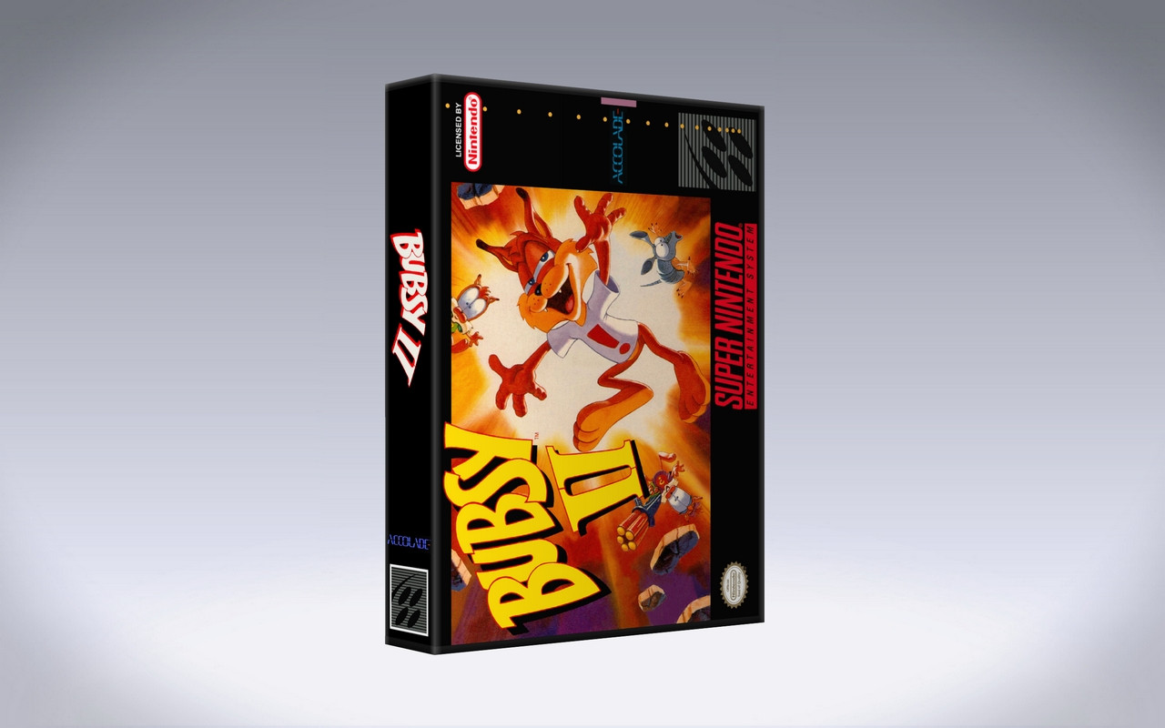 Gaming Relics - Super Nintendo - Retail Style - Bubsy II