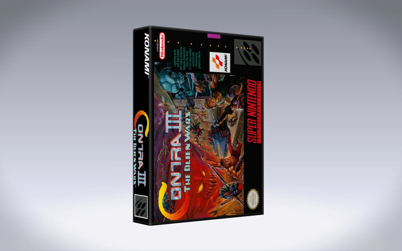 Gaming Relics - Super Nintendo - Retail Style - Contra III: The Alien Wars