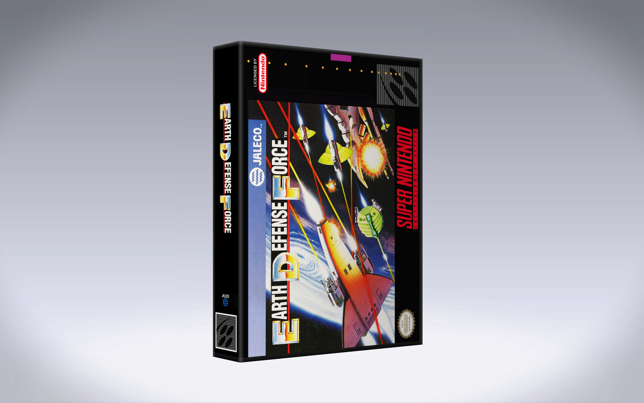 Gaming Relics - Super Nintendo - Retail Style - Earth Defense Force