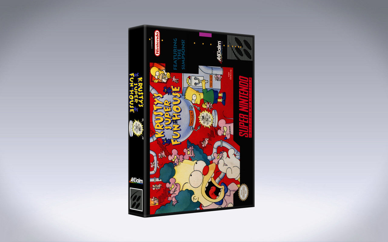 Gaming Relics - Super Nintendo - Retail Style - Krusty's Super Fun House