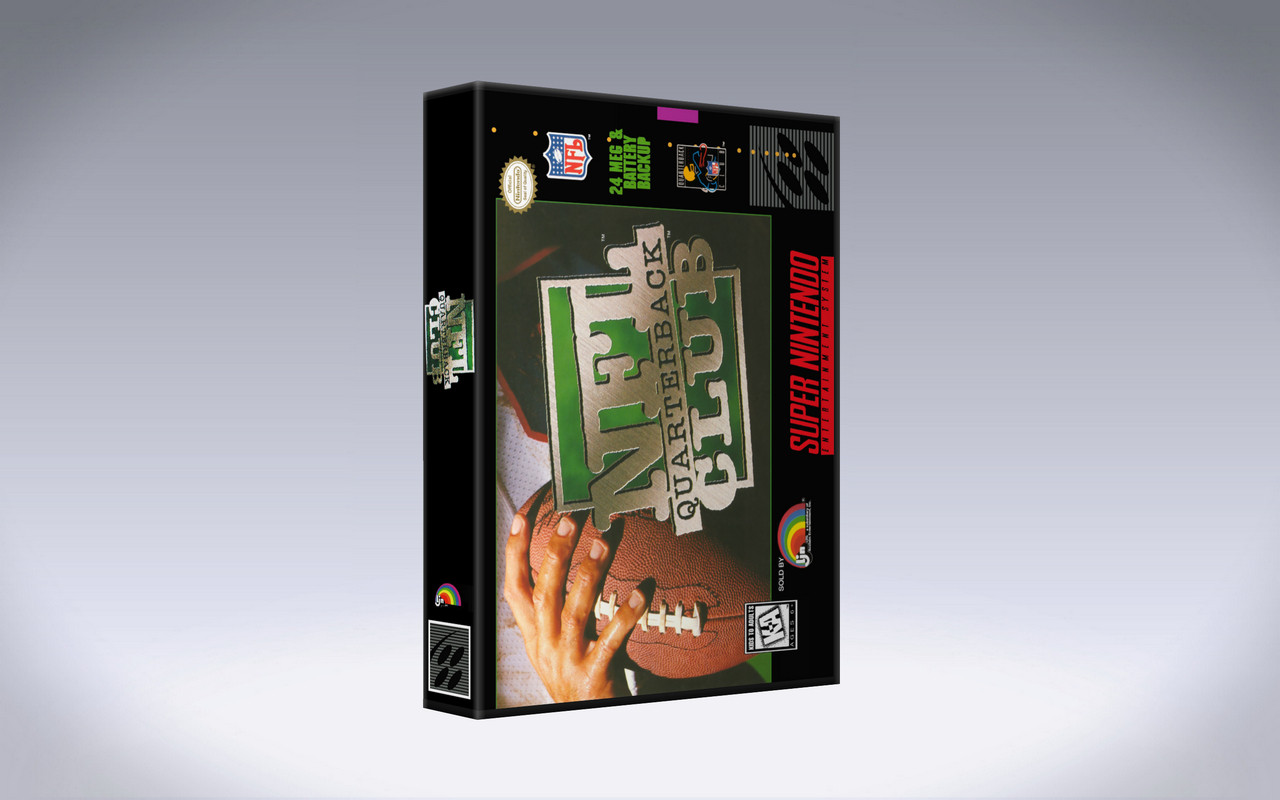 Gaming Relics - Super Nintendo - Retail Style - NFL Quarterback Club