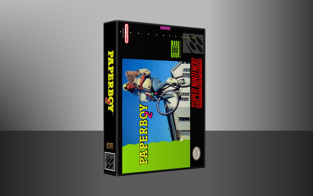 Gaming Relics - Super Nintendo - Retail Style - Paperboy 2