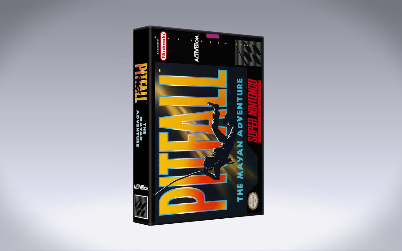Gaming Relics - Super Nintendo - Retail Style - Pitfall: The Mayan ...