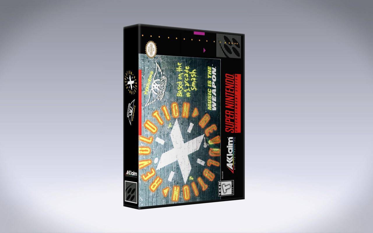 Gaming Relics - Super Nintendo - Retail Style - Revolution X: Featuring ...