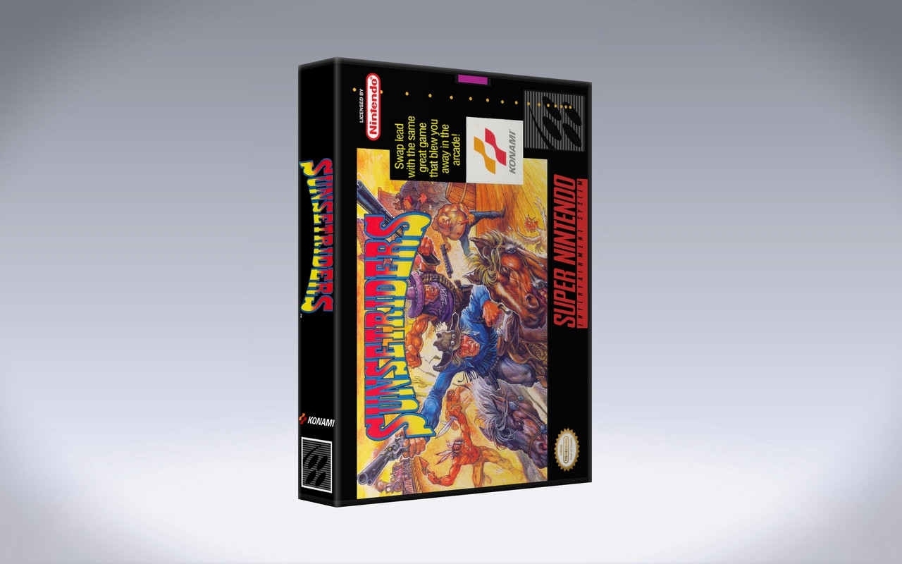 Gaming Relics - Super Nintendo - Retail Style - Sunset Riders